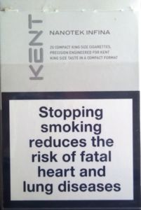 Cigarette Pack: Kent Nanotek Infina (United Kingdom of Great Britain ...