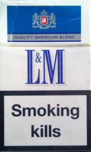 Cigarette Pack: L&M Blue (United Kingdom of Great Britain & Northern ...