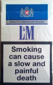 Cigarette Pack: L&M Blue (United Kingdom of Great Britain & Northern ...