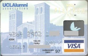 Bank Card: MBNA UCL Alumni (MBNA America Bank, United States of ...