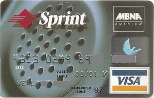 Bank Card: MBNA America (MBNA America Bank, United States of AmericaCol ...