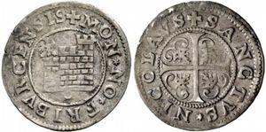 Coin: 1 Batzen (Swiss Cantons(Freiburg) WCC:km10 (freiburg)