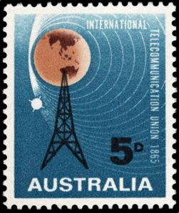 Stamp: Centenary of International Telecommunications Union (AustraliaMi ...