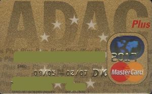 Bank Card: ADAC Plus (Berliner Bank, Germany, Federal RepublicCol:DE-MC ...