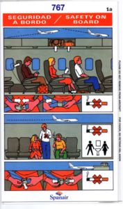 Safety Card: 767 (Spanair, SpainCol:JKK-ES-0005