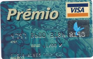 Bank Card: Premio (BPI, PortugalCol:PT-VI-0047.02