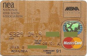 Bank Card: MBNA America (MBNA America Bank, United States of America ...