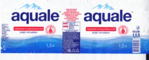 Drink Label: Aquale carbonated drinking water (OOO "Kaskad", BelarusCol ...