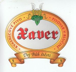 Drink Label: Xaver (Pivovar Xaver Blučina, Czech RepublicCol:CZ-BEER-026035