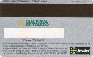 Bank Card: Caja Rural de Toledo (Caja Rural de Toledo, SpainCol:ES-VE ...