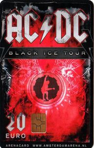 Functional Card: AC/DC - Ice Tour (Amsterdam Arena Card, Netherlands(AC ...