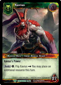 Game Card: Xavius (World of Warcraft TCG(Timewalkers) Col:WoW-TCG-TW13 ...