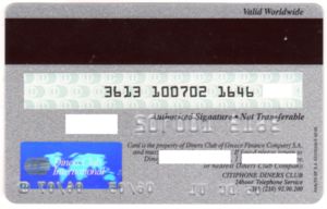 Bank Card: Diners Club International (Diners Club of Greece Finance Co ...