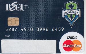 Bank Card: BECU Sounders F.C. (Becu, United States of AmericaCol:US-MC-0232