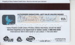Bank Card: Check Card (Navy Federal Credit Union, United States of ...
