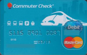 Bank Card: Commuter Check. Train (Bancorp Bank, United States of ...