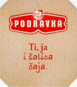 Tea Label: Ti, ja i šalica čaja. (Podravka, CroatiaCol:TL-HR-0018