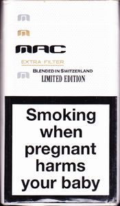 Cigarette Pack: Mac Extra Filter White Gold (United Arab Emirates(Mac ...