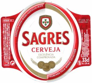 Drink Label: Sagres Cerveja (SCC-Sociedade Central de Cervejas e ...