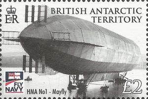 Sello: HMA No1 - Mayfly (Territorio Antártico Británico(100th ...