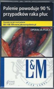 Cigarette Pack: L&M Blue Label (PolandCol:PL-CT-0066