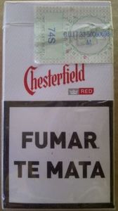 Cigarette Pack: Chesterfield Red (ArgentinaCol:AR-CT-0062