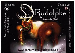 Drink Label: Rudolphe - biere de Noël (Brasserie De Silenrieux ...