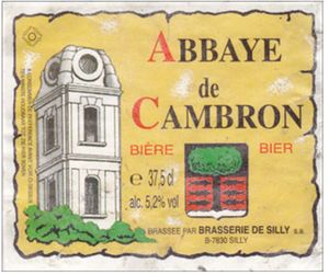 Drink Label: Abbaye de Cambron (Brasserie De Silenrieux, BelgiumCol:BE ...