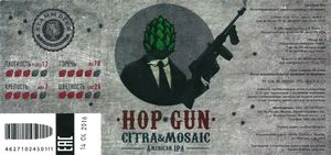 Drink Label: Hop Gun Citra&Mosaic (Craftbeer OOO, RussiaCol:RU-BEER-006179