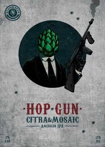 Drink Label: Hop Gun Citra & Mosaic (Craftbeer OOO, RussiaCol:RU-BEER ...