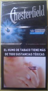 Cigarette Pack: Chesterfield Fresh Capsule (ArgentinaCol:AR-CT-0084