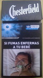 Cigarette Pack: Chesterfield Fresh Capsule (ArgentinaCol:AR-CT-0085