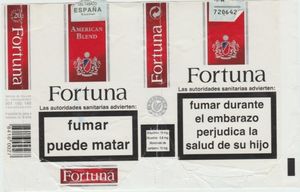 Cigarette Pack: Fortuna (Spain(Fortuna) Col:ES-CT-0095