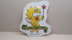 Meal Toy: Maggie as an angel (Stickers, Belgium(The Simpsons) Col:CRO ...