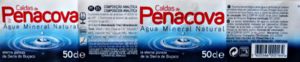 Drink Label: Caldas da Penacova (Aguas das Calda de Penacovas, S.A ...
