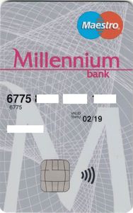 Bank Card: Millennium (Millennium Bank, PolandCol:PL-MS-0032.06