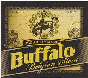 Drink Label: Buffalo (Brouwerij Van Den Bossche, BelgiumCol:BE-BEER ...