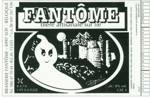 Drink Label: Fantome biere artisanale (Brasserie FantÔme, BelgiumCol:BE ...
