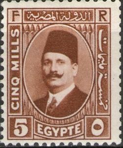 Stamp: King Fuad I (Egypt(King Fuad I (1927-33)) Mi:EG 125a,Sn:EG 135a ...