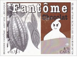 Drink Label: Fantome Chocolat (Brasserie FantÔme, BelgiumCol:BE-BEER-017936