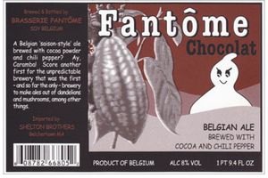 Drink Label: Fantome Chocolat (Brasserie FantÔme, BelgiumCol:BE-BEER-017937