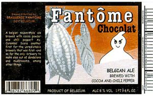 Drink Label: Fantome Chocolat (Brasserie FantÔme, BelgiumCol:BE-BEER-017939