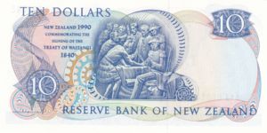 Banknote: 10 Dollars (New Zealand(1990 Commemorative Issue) Wor:P-176
