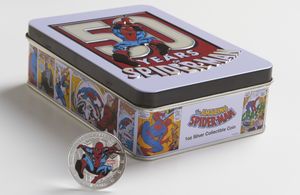Coin: 2 Dollars (50 Years of Spiderman) (Niue(2015 - Avengers - Marvel ...