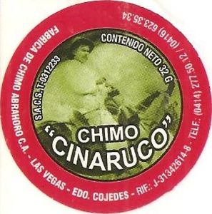 Cigarette Pack: Chimo Cinaruco (VenezuelaCol:VE-TO-0014
