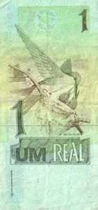 Banknote: 1 Real (Brazil(1994-2012 ND "Real" Issue) Wor:P-243f,Ww :C246
