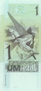 Banknote: 1 Real (Brazil(1994-2012 ND "Real" Issue) Wor:P-243Аe,Ww :C 251