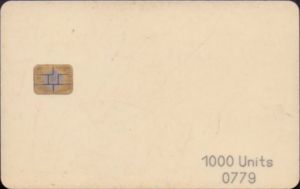 Phonecard: 1000 Units (ctrl) / SKYFONE DIGITAL on reverse (Provisional ...