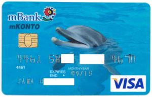 Bank Card: mBank mKONTO (BRE Bank SA (mBank), SlovakiaCol:SK-VI-0007.02