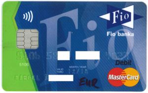Bank Card: Fio banka - paypass symbol (Fio banka, Czech RepublicCol:CZ ...
